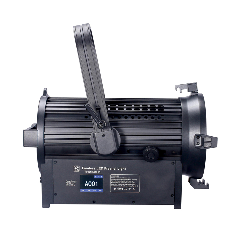 Noiseless Zoom 200W Fanless Fresnel Spot Light for Theater TV Station ...